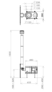 Lò Sưởi 2 Bếp Honma Seisakusyo APS-48DX | Motocamp.vn