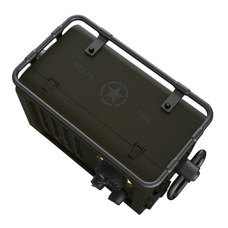 Loa MUZEN Wild Jeep Portable Metal Retro Bluetooth Speaker Outdoor FM ...