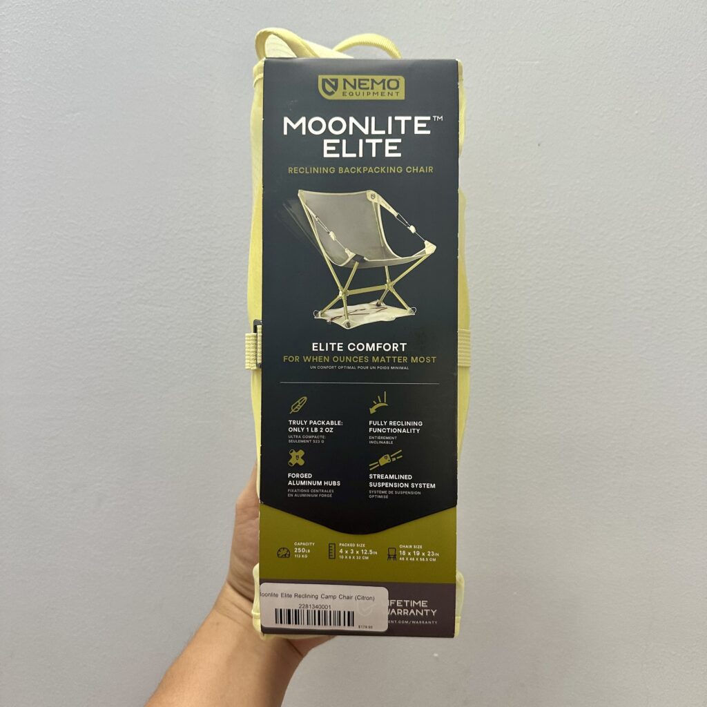 Ghế NEMO Moonlite Elite Reclining Backpacking Chair | Motocamp.vn