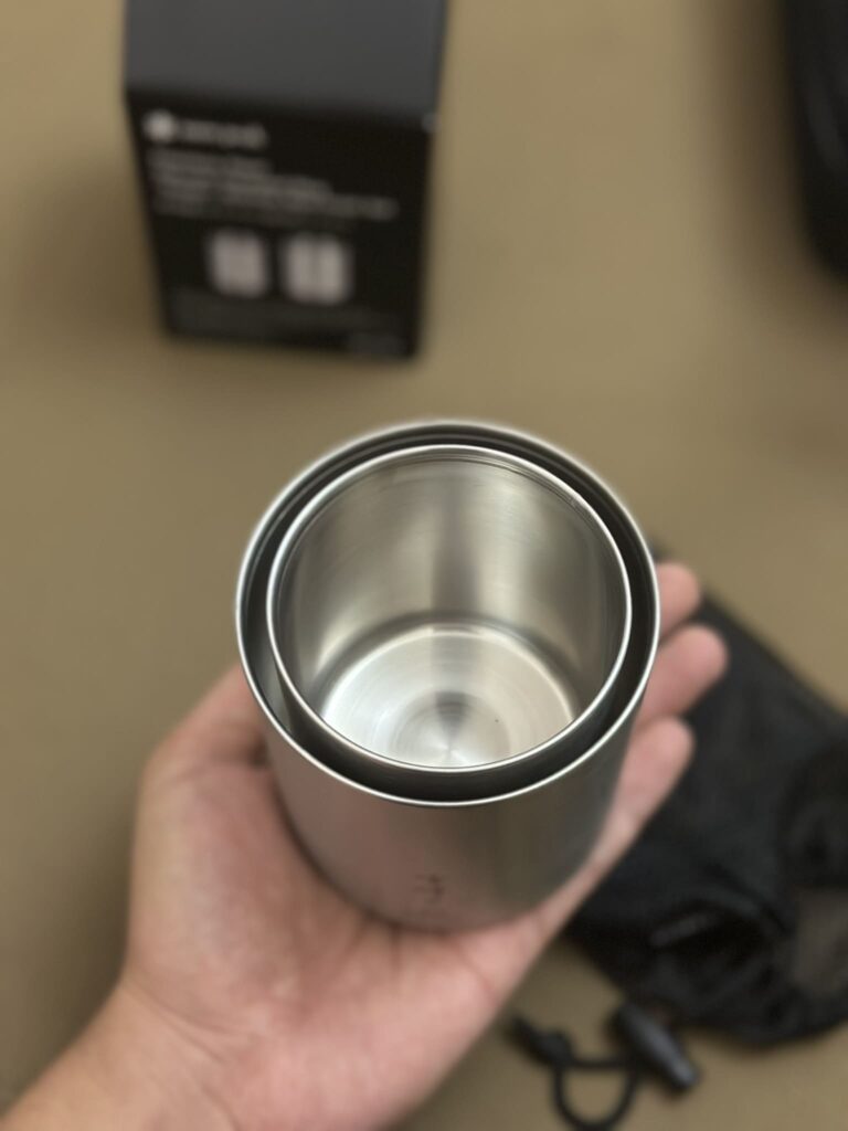 Ly Snow Peak SET-123 Vacuum Snow Peak Stacking Mug | Motocamp.vn