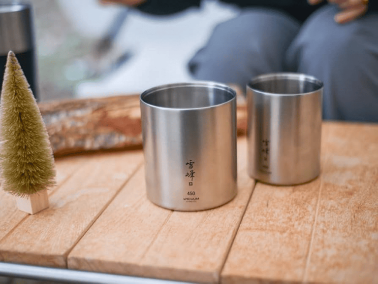Ly Snow Peak SET-123 Vacuum Snow Peak Stacking Mug | Motocamp.vn